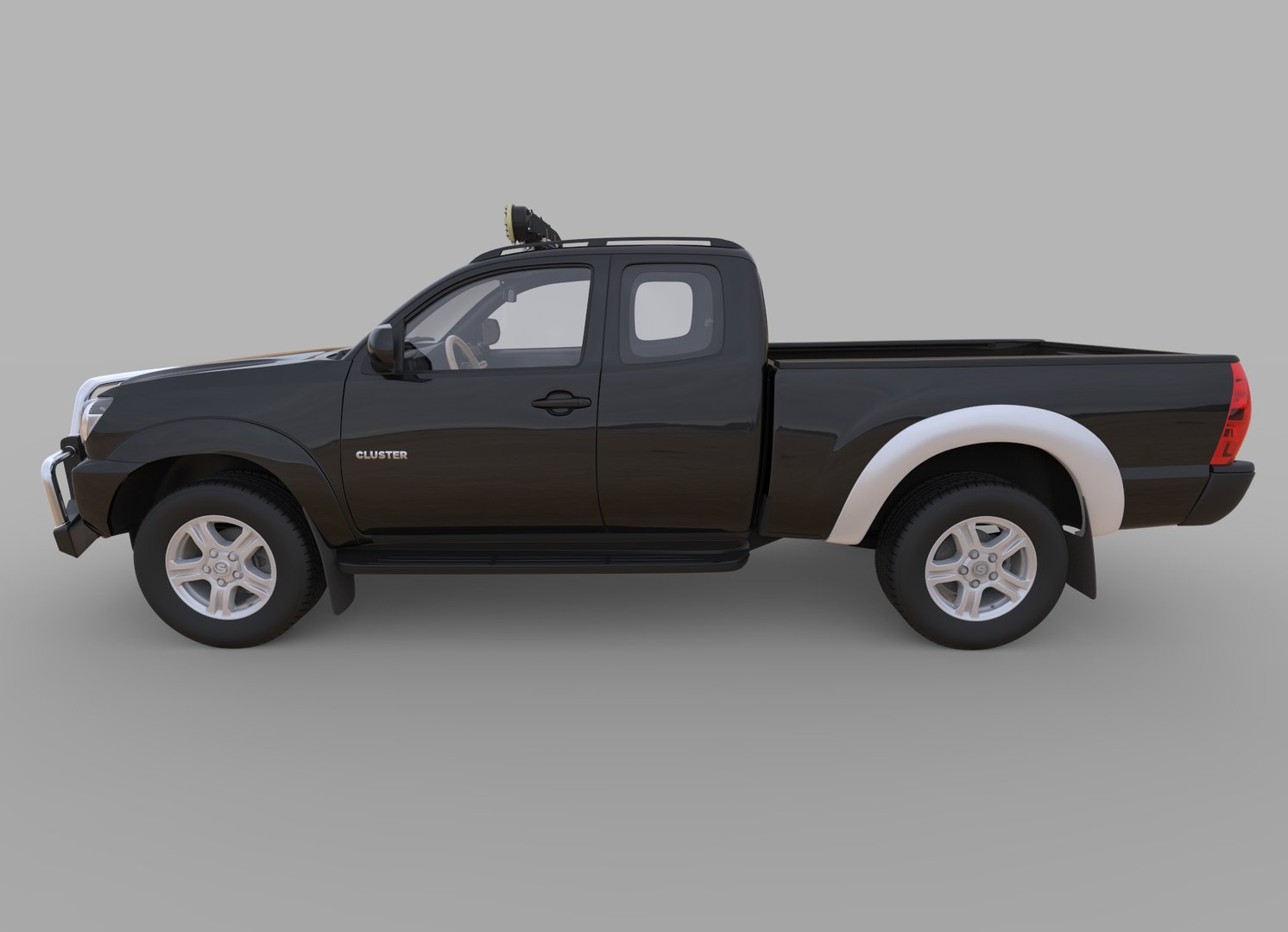 3d Generic Pickup Truck Model