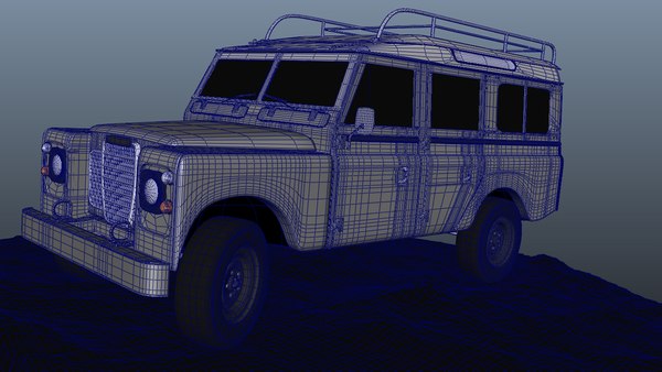 landrover suv obj
