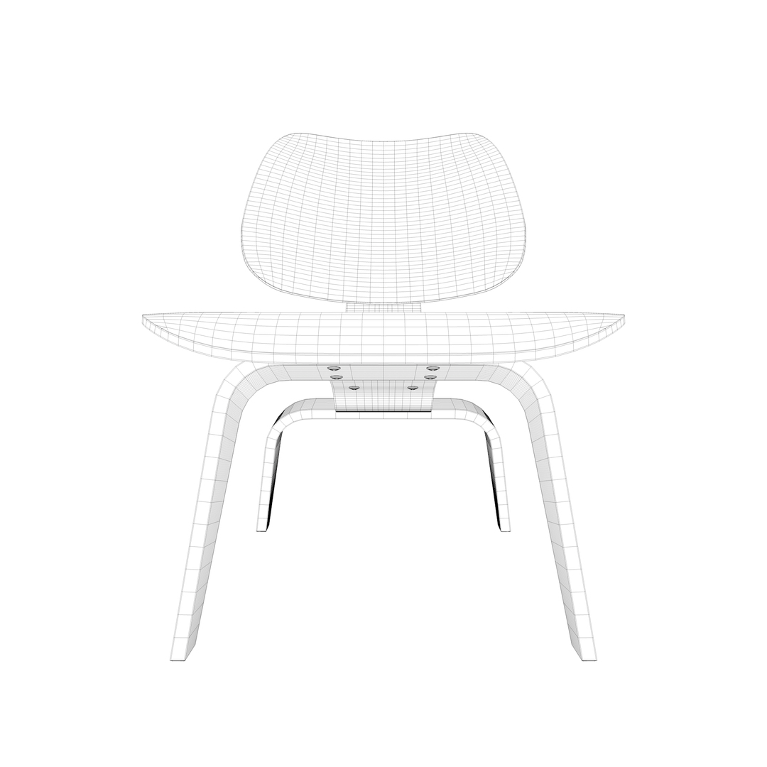 3D Vitra - Plywood Chair LCW - 10 Models Pack - TurboSquid 1853656