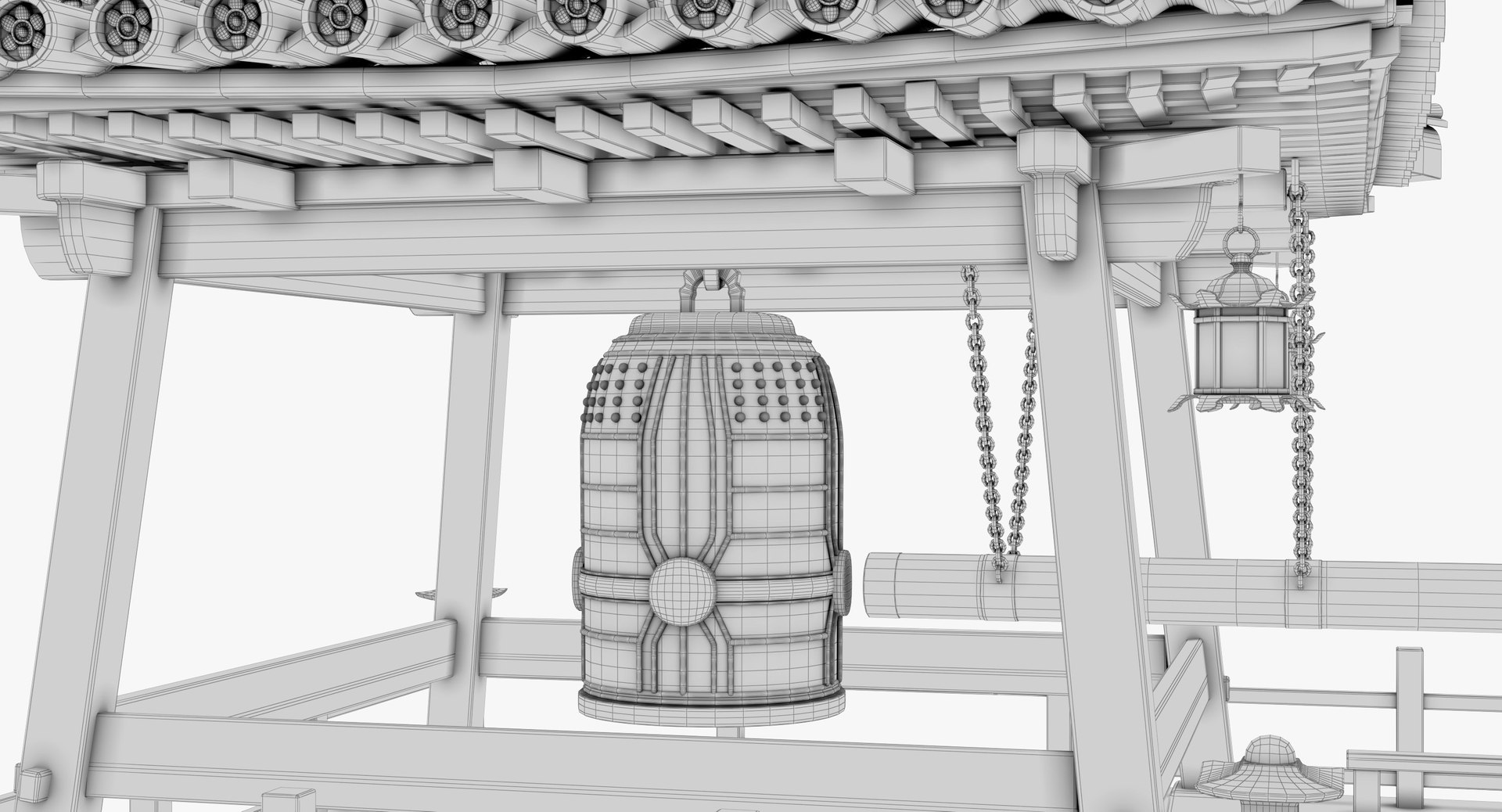 Bonsho Tower 3D Model - TurboSquid 2029246