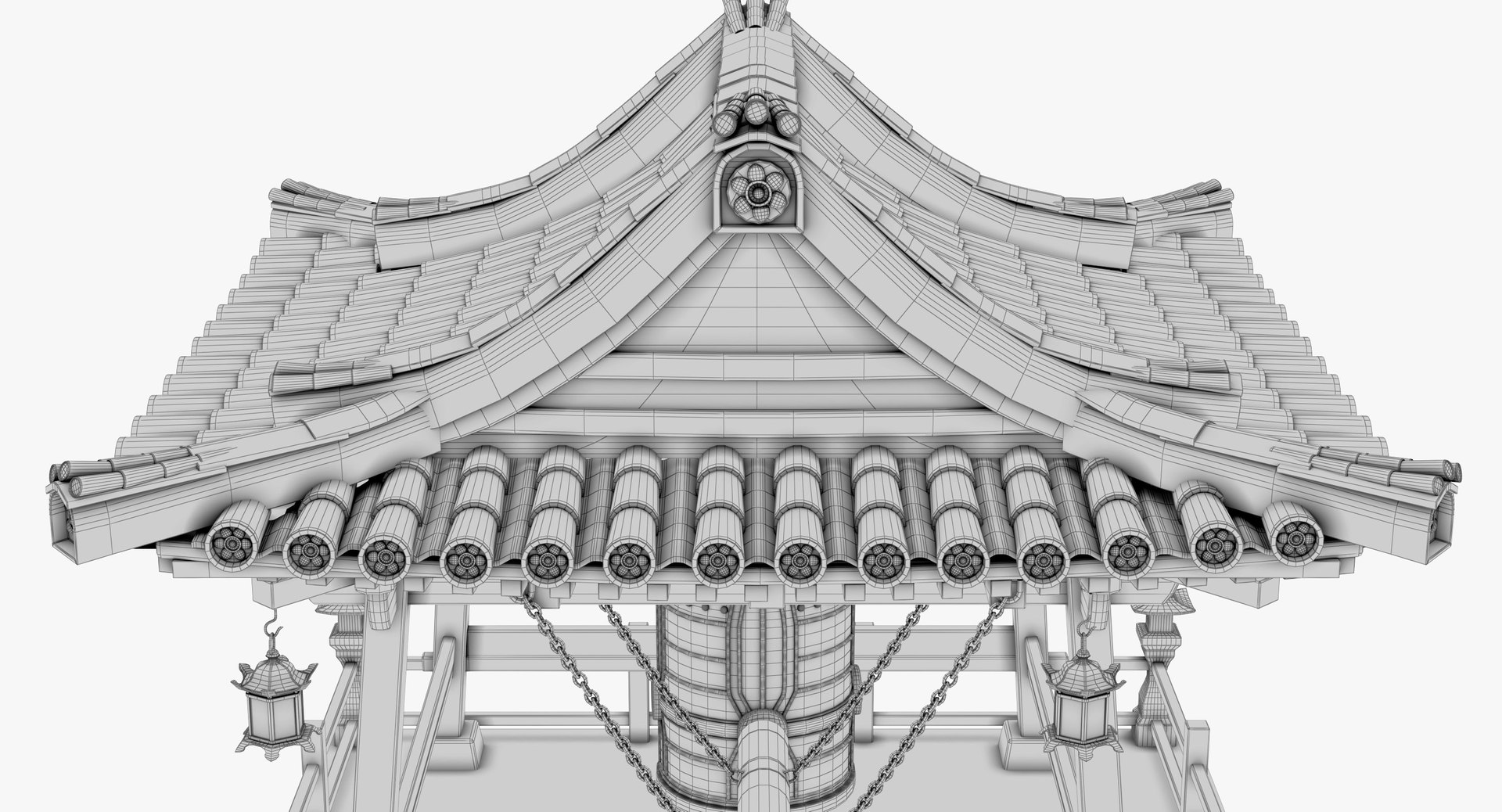 Bonsho Tower 3D model - TurboSquid 2029246