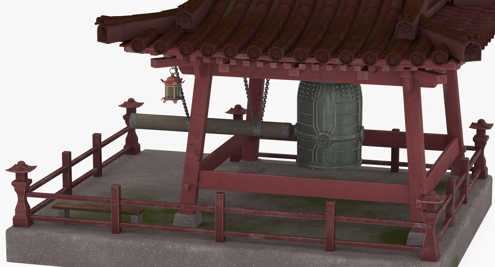 Bonsho Tower 3D Model - TurboSquid 2029246