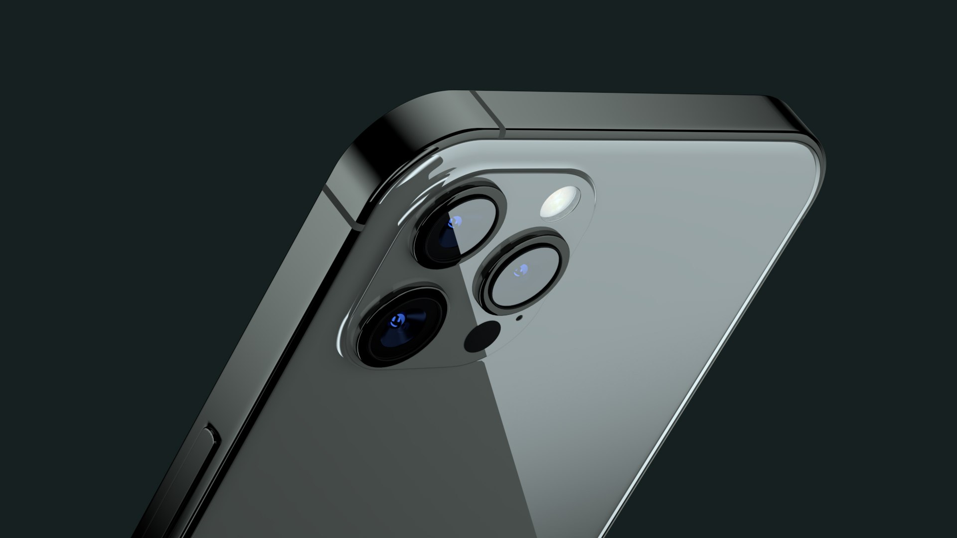 3D IPhone 13 Pro Max Graphite Pro Scene - TurboSquid 1791730