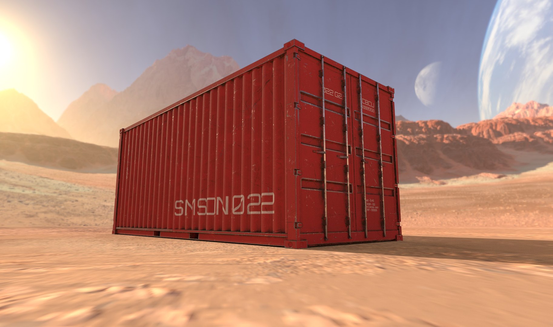 3D Shipping Container Model - TurboSquid 1765749