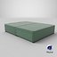 3D Bed Base 07 Mint Model - TurboSquid 1483976