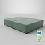 3D Bed Base 07 Mint Model - TurboSquid 1483976