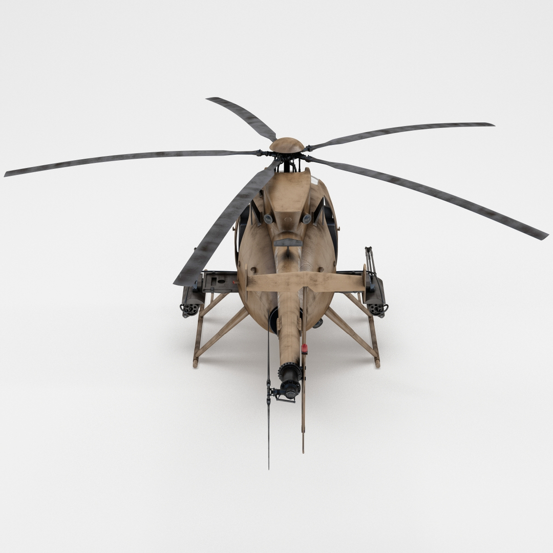 ah-6 little bird 2 3d model