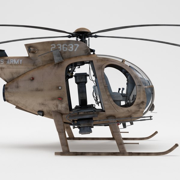 ah-6 little bird 2 3d model