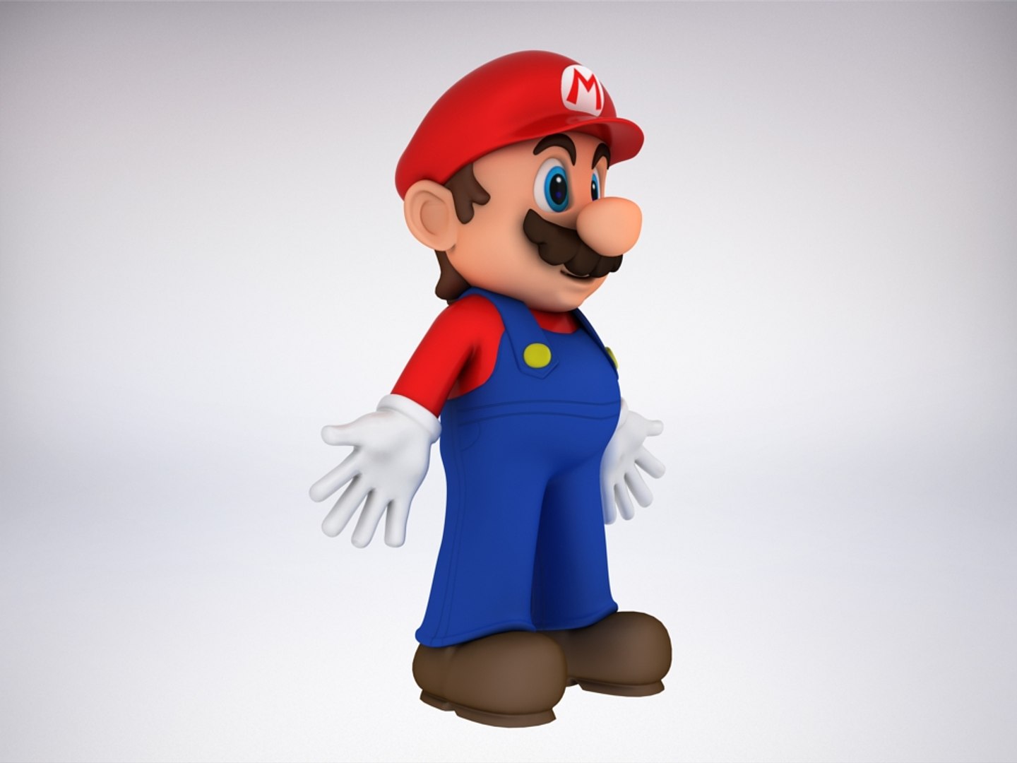 3d Mario Bros Model