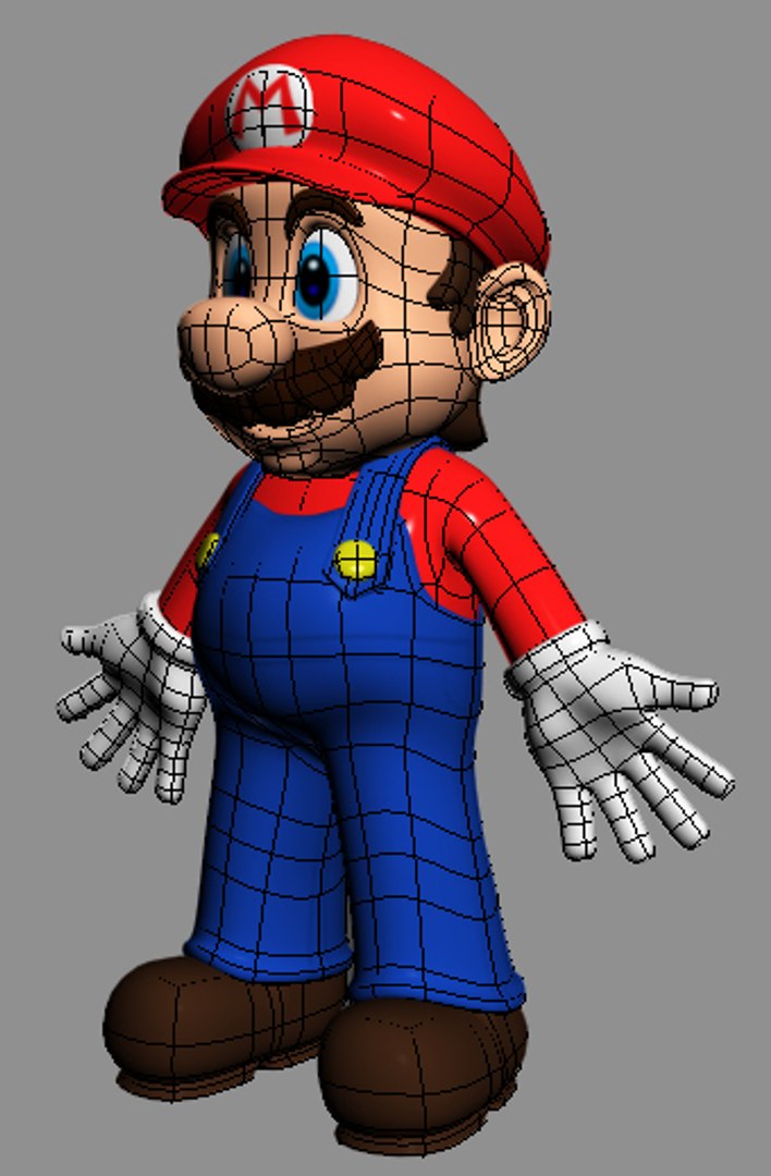 3d Mario Bros Model