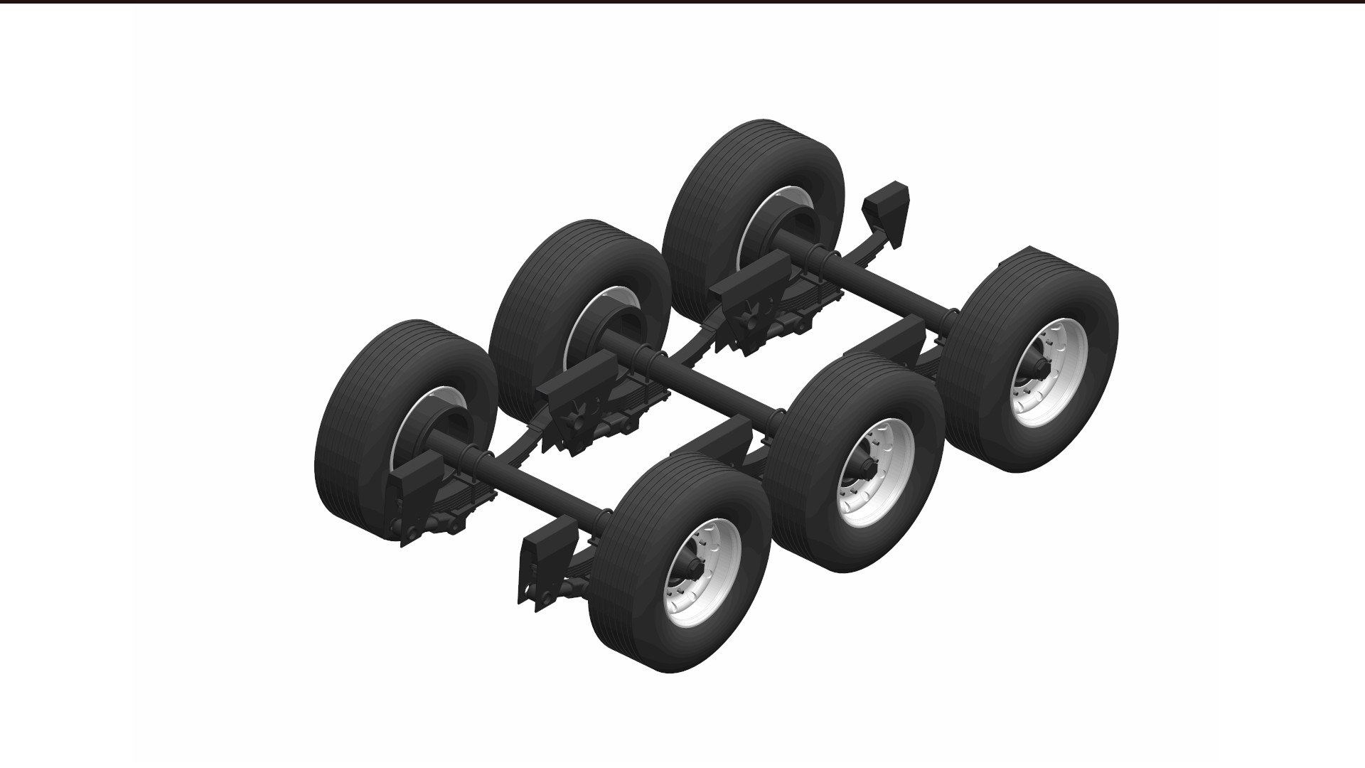 Highly Detailed Tri-Axle Trailer 3D Model Model - TurboSquid 2229208