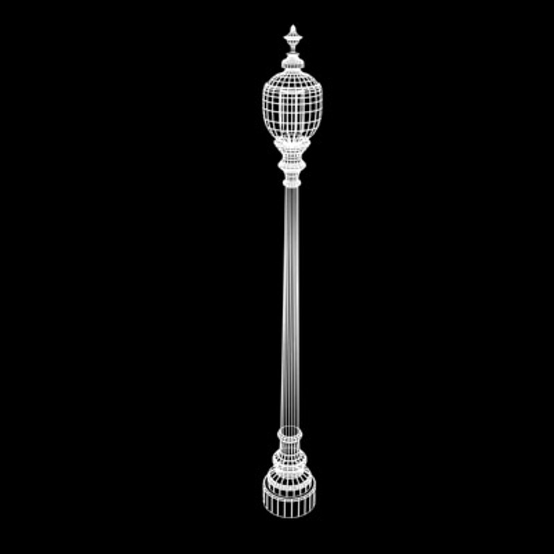 3d Lamp Post Model