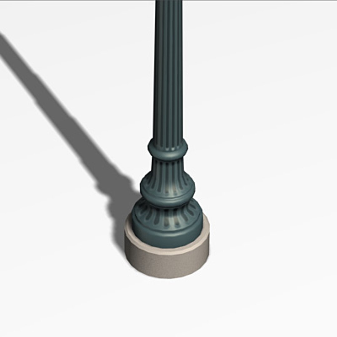 3d Lamp Post Model