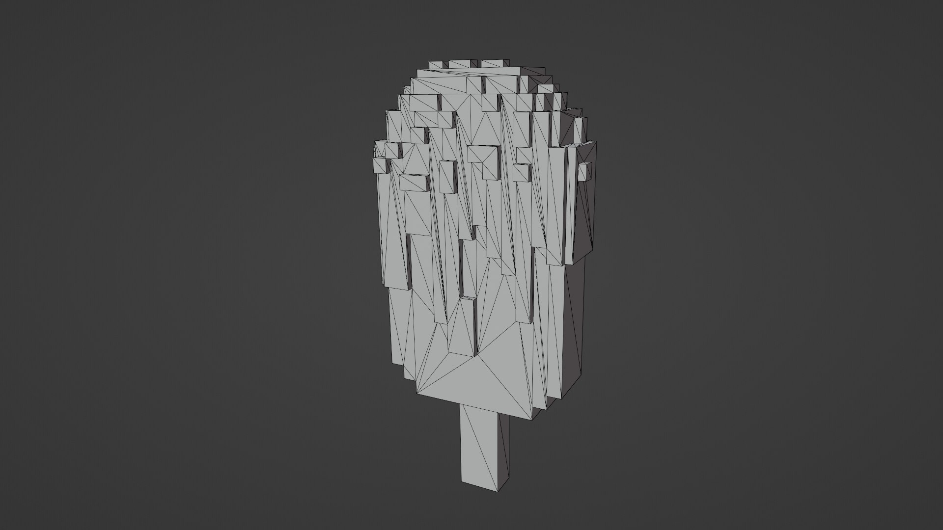 3D Voxel Pistachio Ice Cream - TurboSquid 2068596
