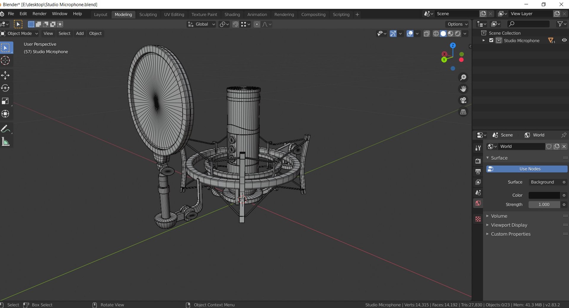 Studio Microphone Rode 3D Model - TurboSquid 1655879