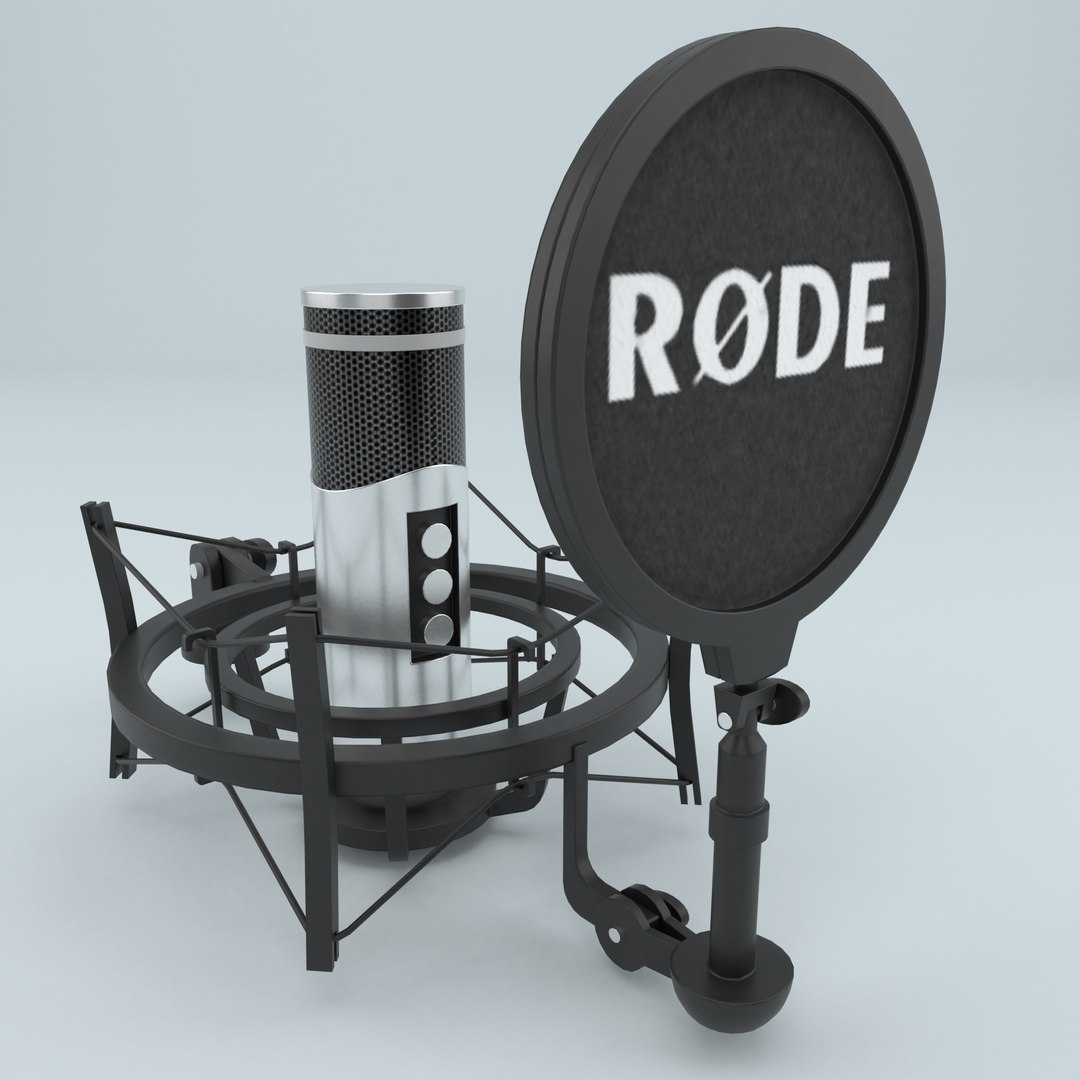 Studio Microphone Rode 3D Model - TurboSquid 1655879