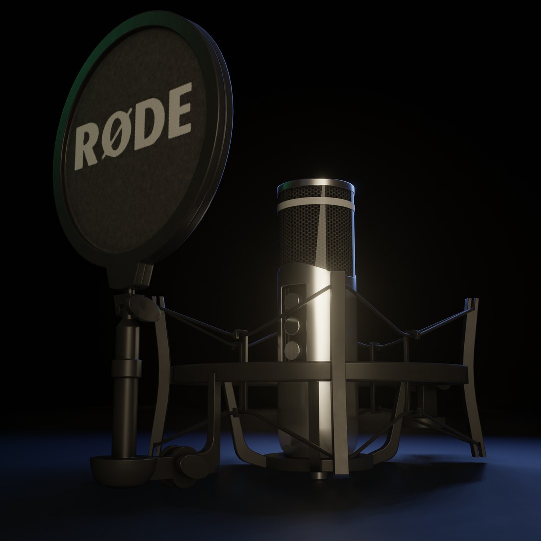 Studio Microphone Rode 3D Model - TurboSquid 1655879