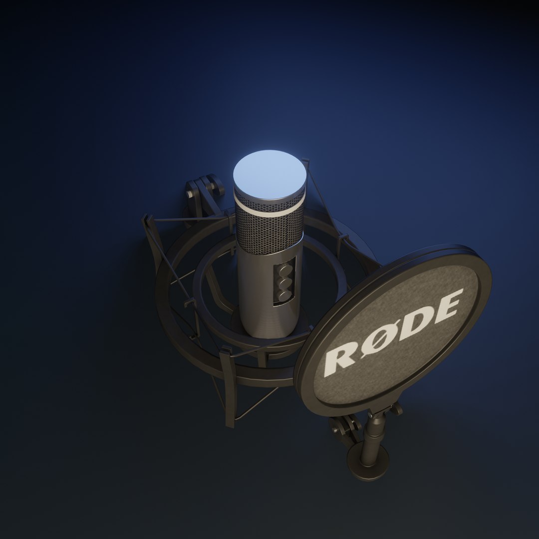 Studio Microphone Rode 3D Model - TurboSquid 1655879