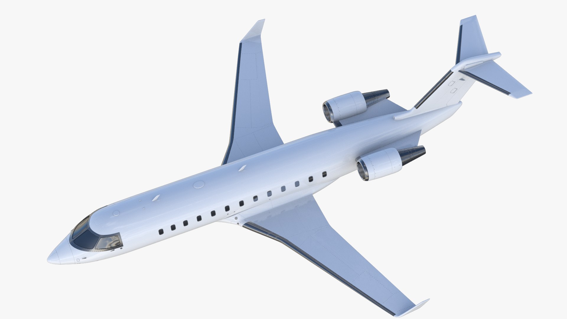 3D Bombardier Challenger 850 Model - TurboSquid 1573562