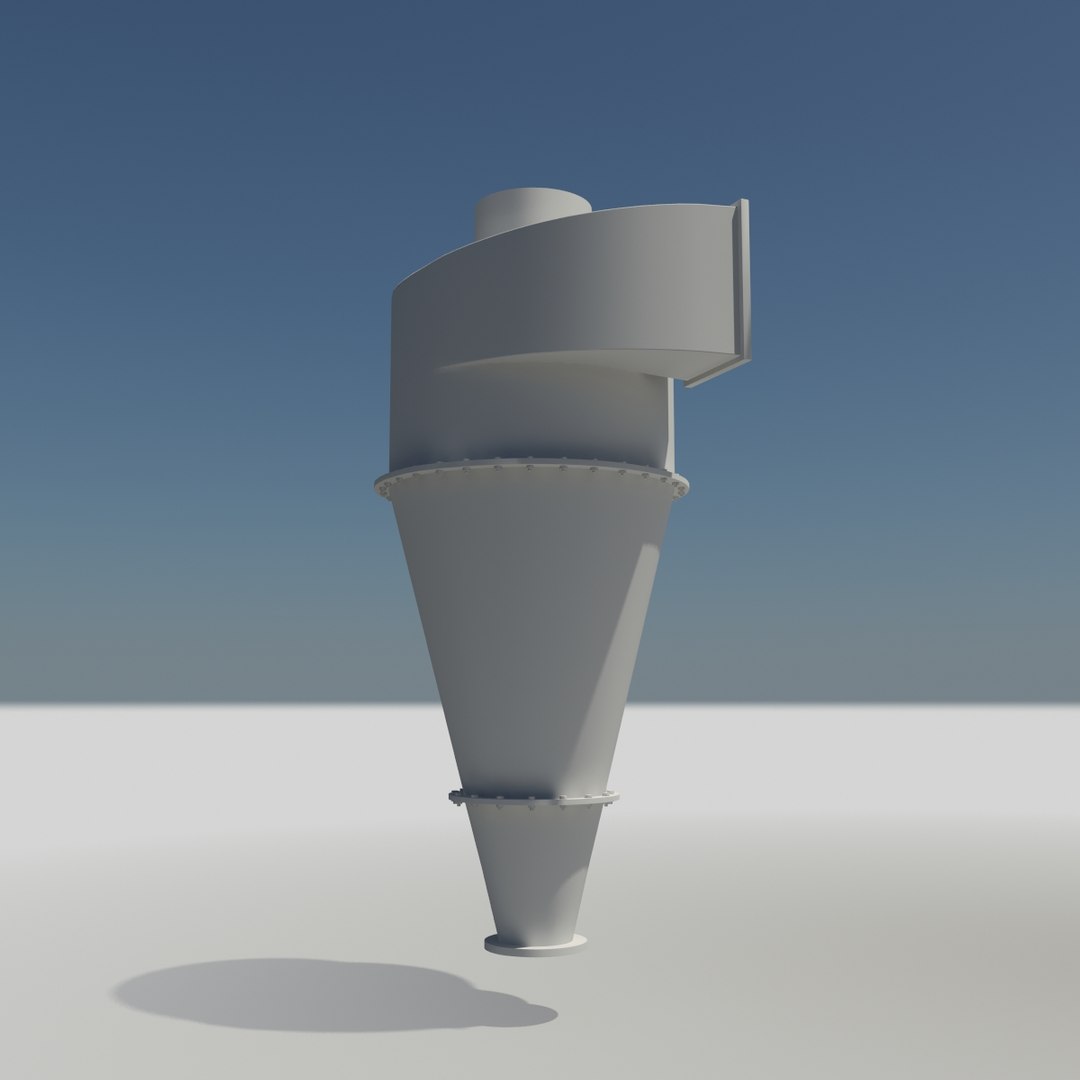 Cyclone Separator Industry 3d Model