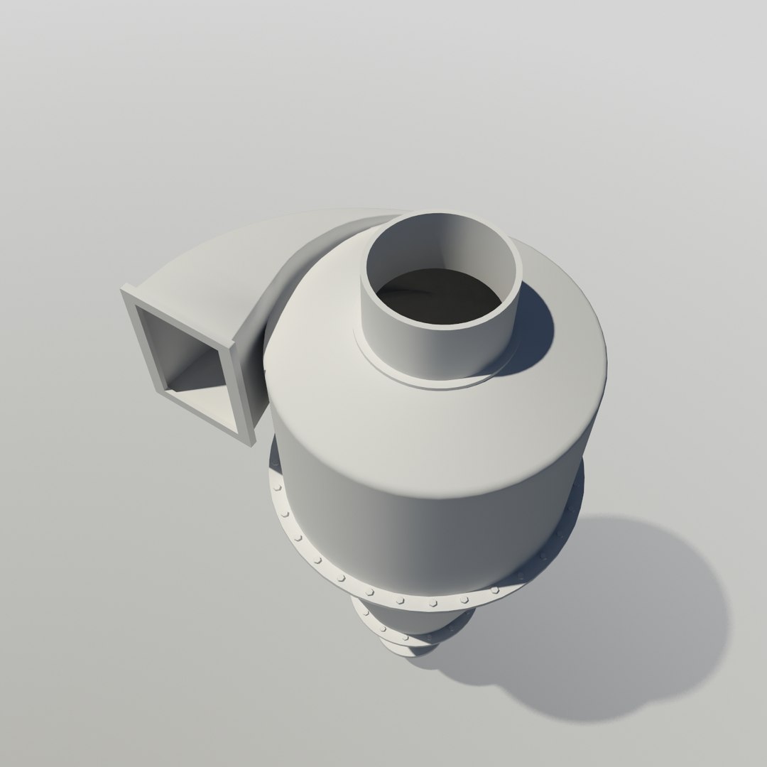 Cyclone Separator Industry 3d Model