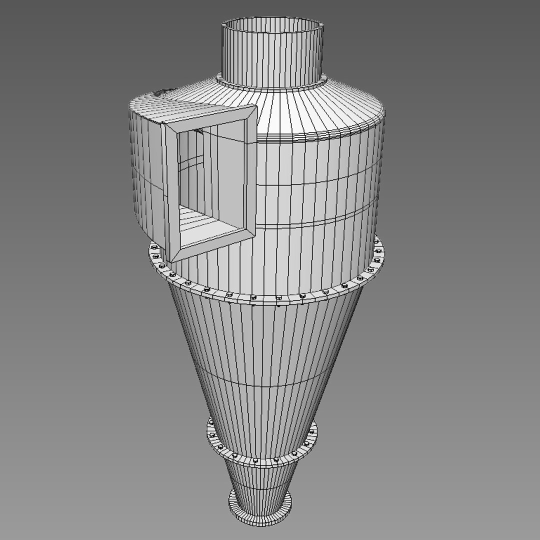 Cyclone Separator Industry 3d Model