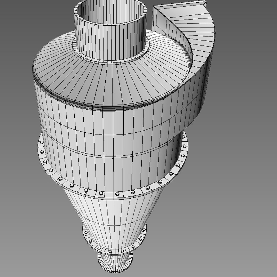 Cyclone Separator Industry 3d Model