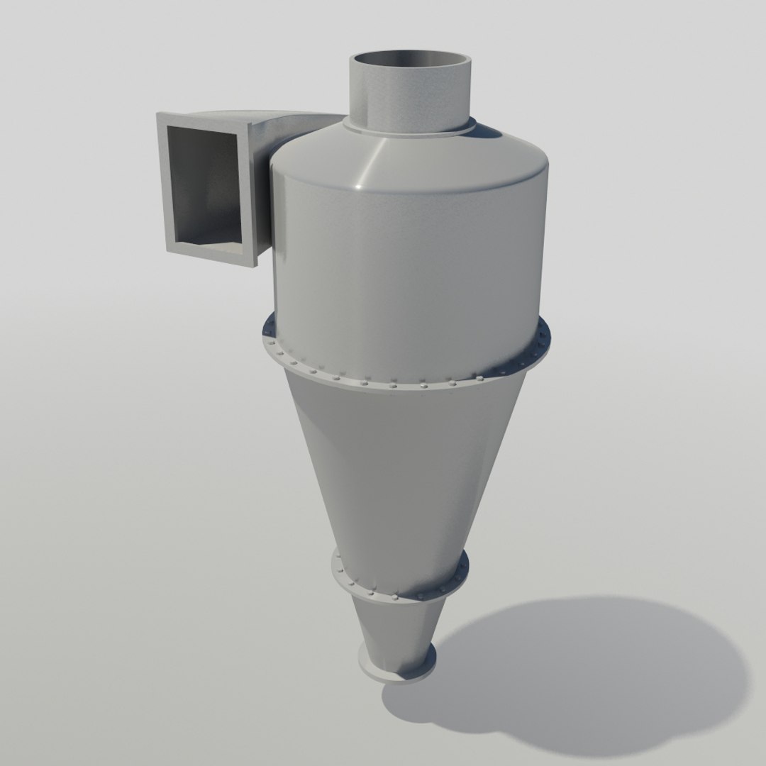 Cyclone Separator Industry 3d Model