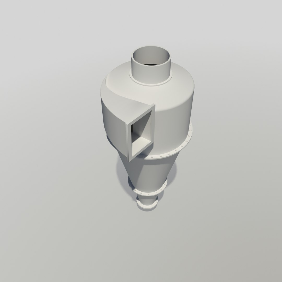 Cyclone Separator Industry 3d Model