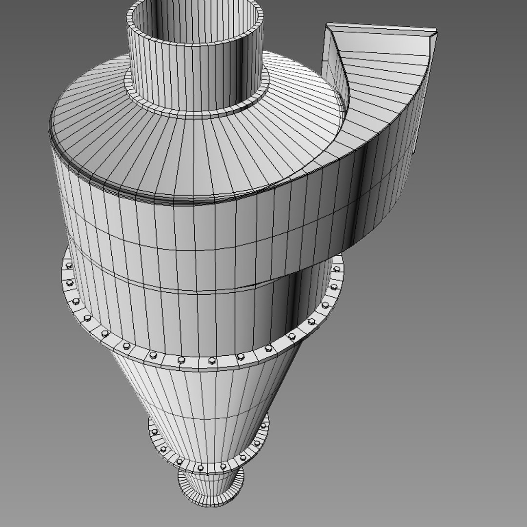 Cyclone Separator Industry 3d Model