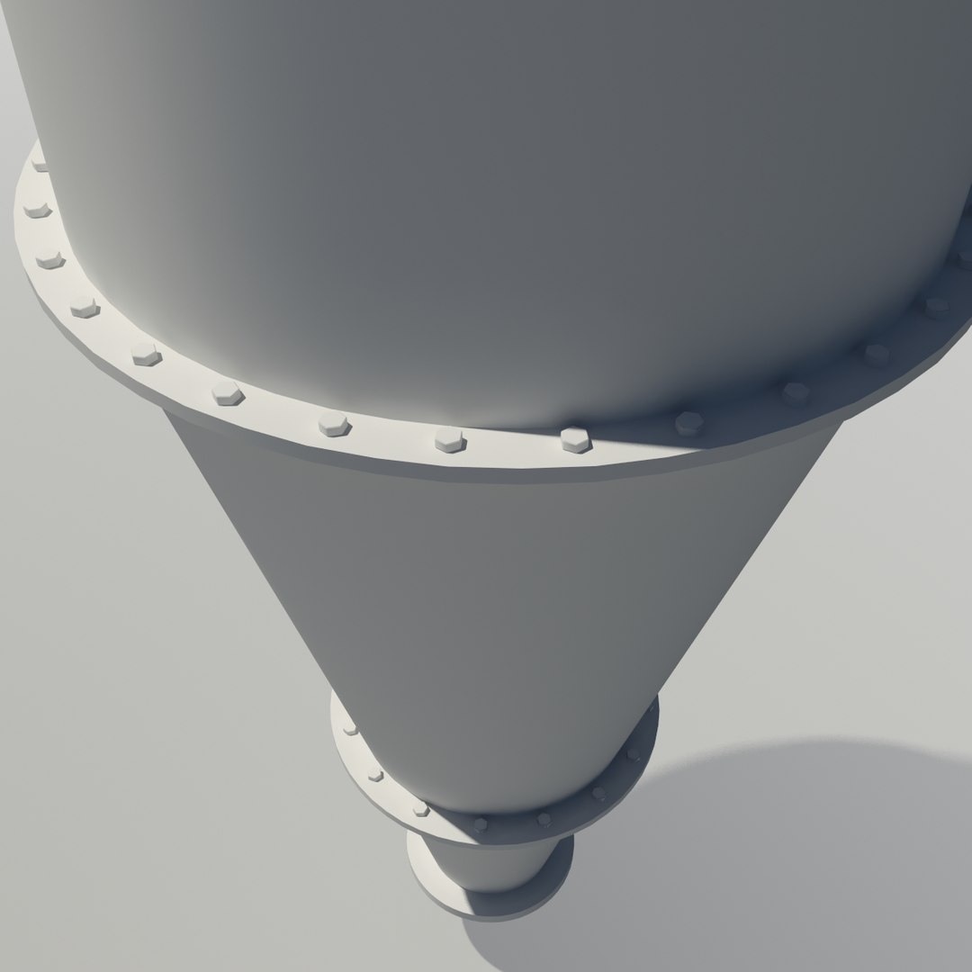 Cyclone Separator Industry 3d Model