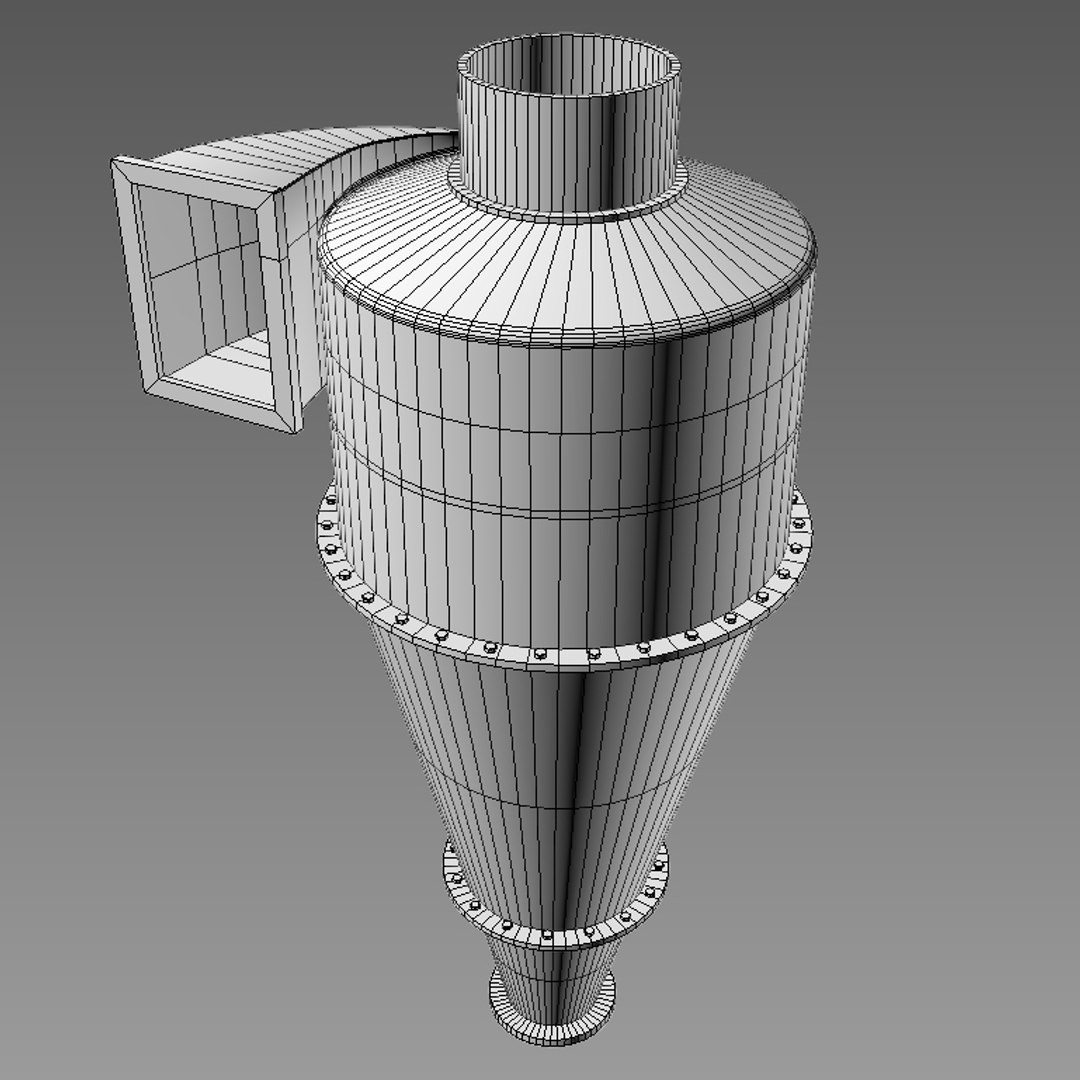 Cyclone Separator Industry 3d Model