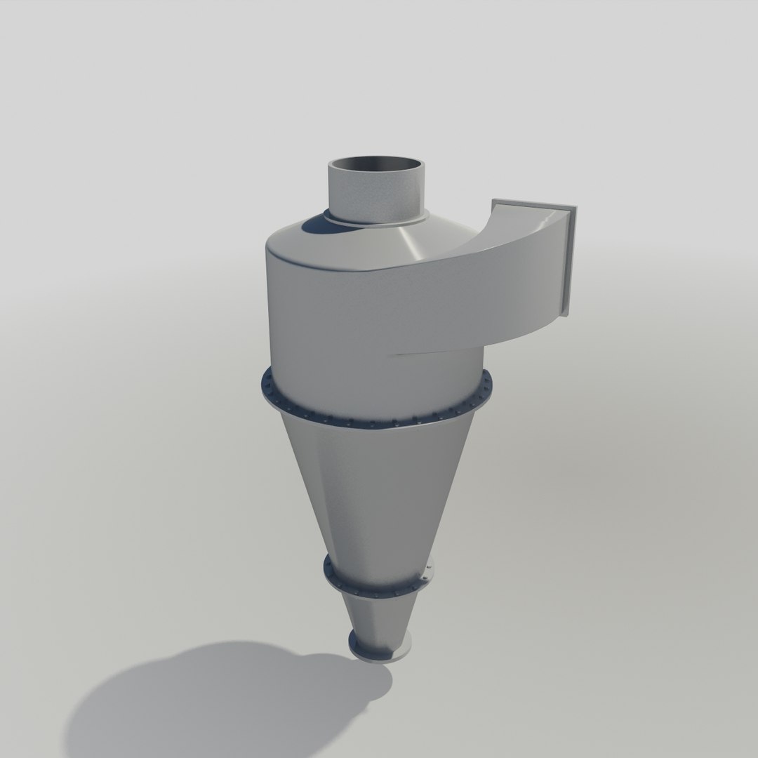 Cyclone Separator Industry 3d Model