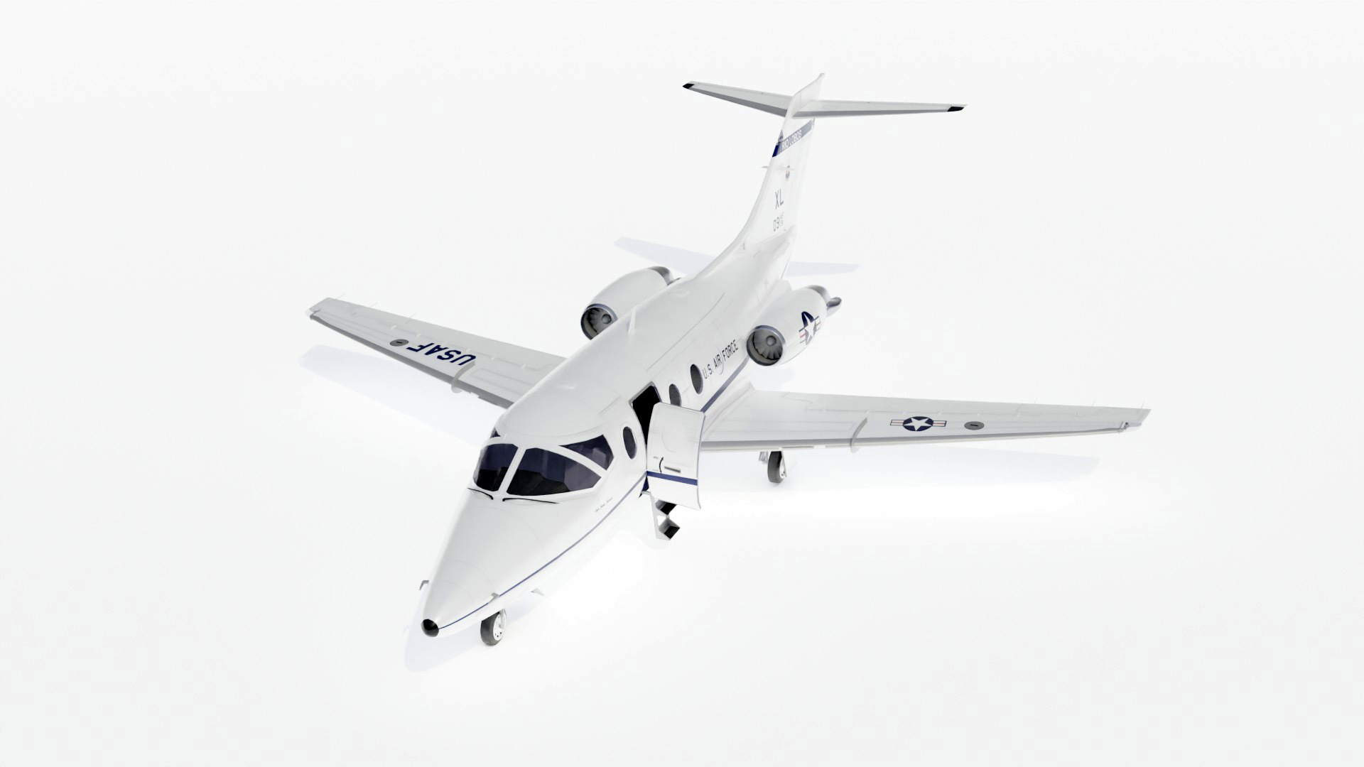 T-1 Jayhawk Sets Jet 3d Model