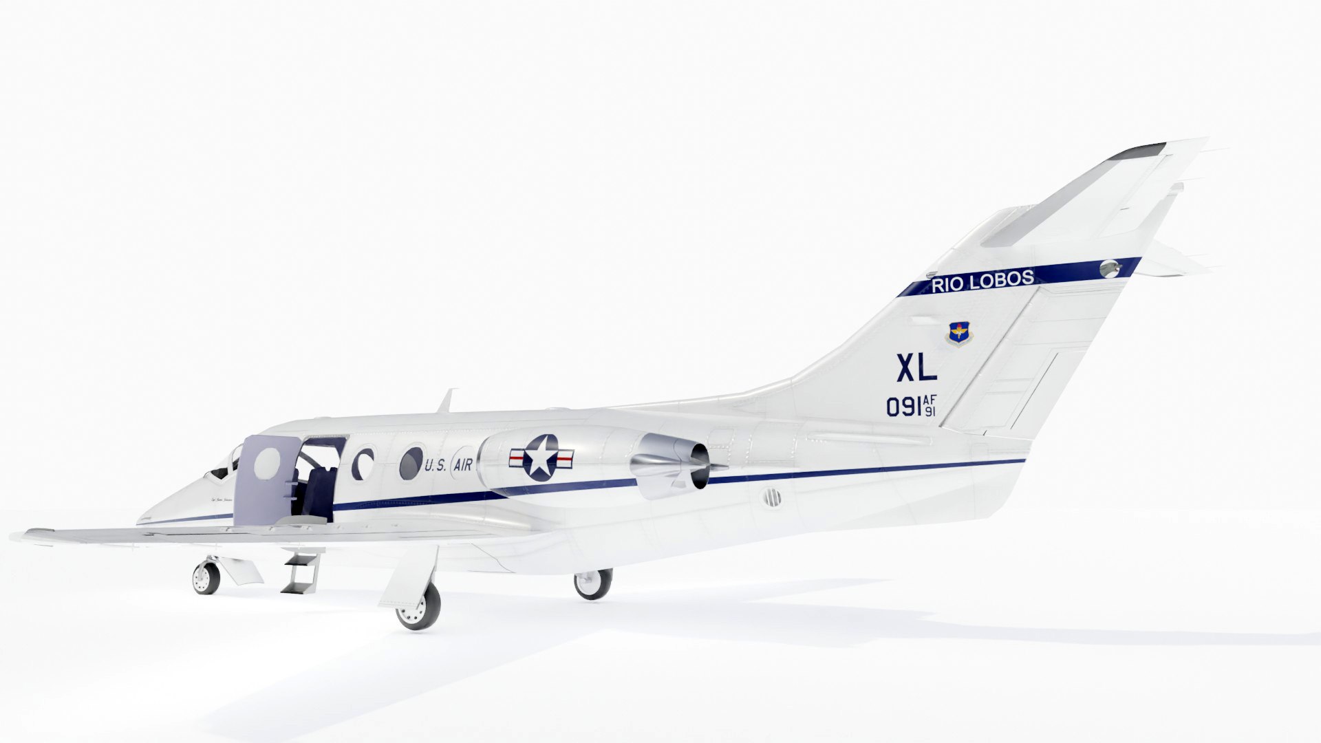 T-1 Jayhawk Sets Jet 3d Model