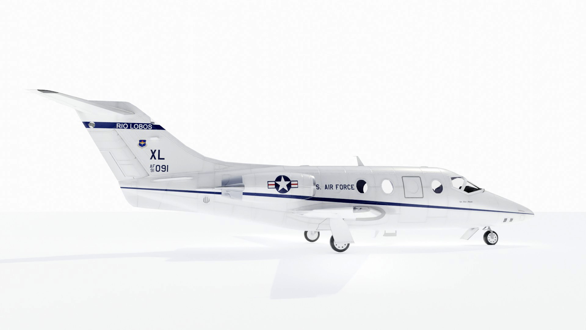 T-1 Jayhawk Sets Jet 3d Model