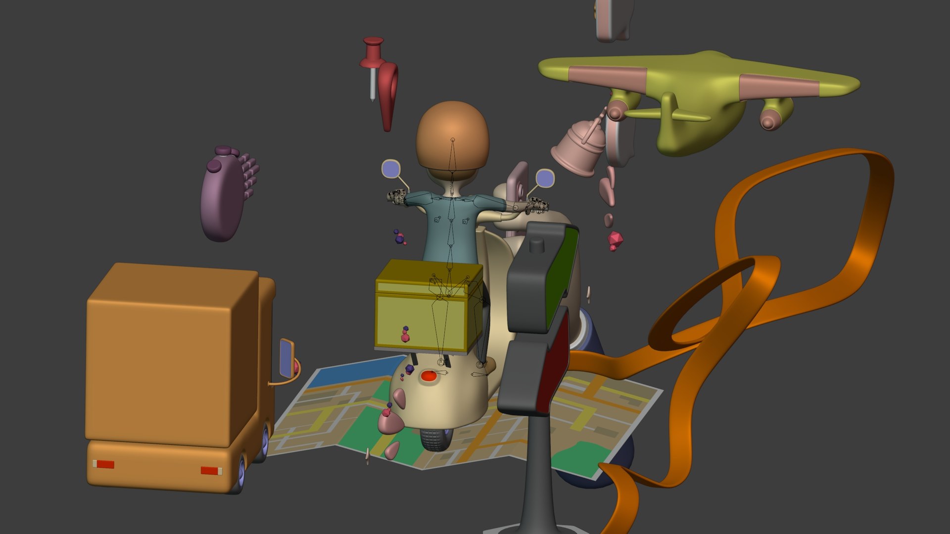 3D Scene 3D Model - TurboSquid 2271774
