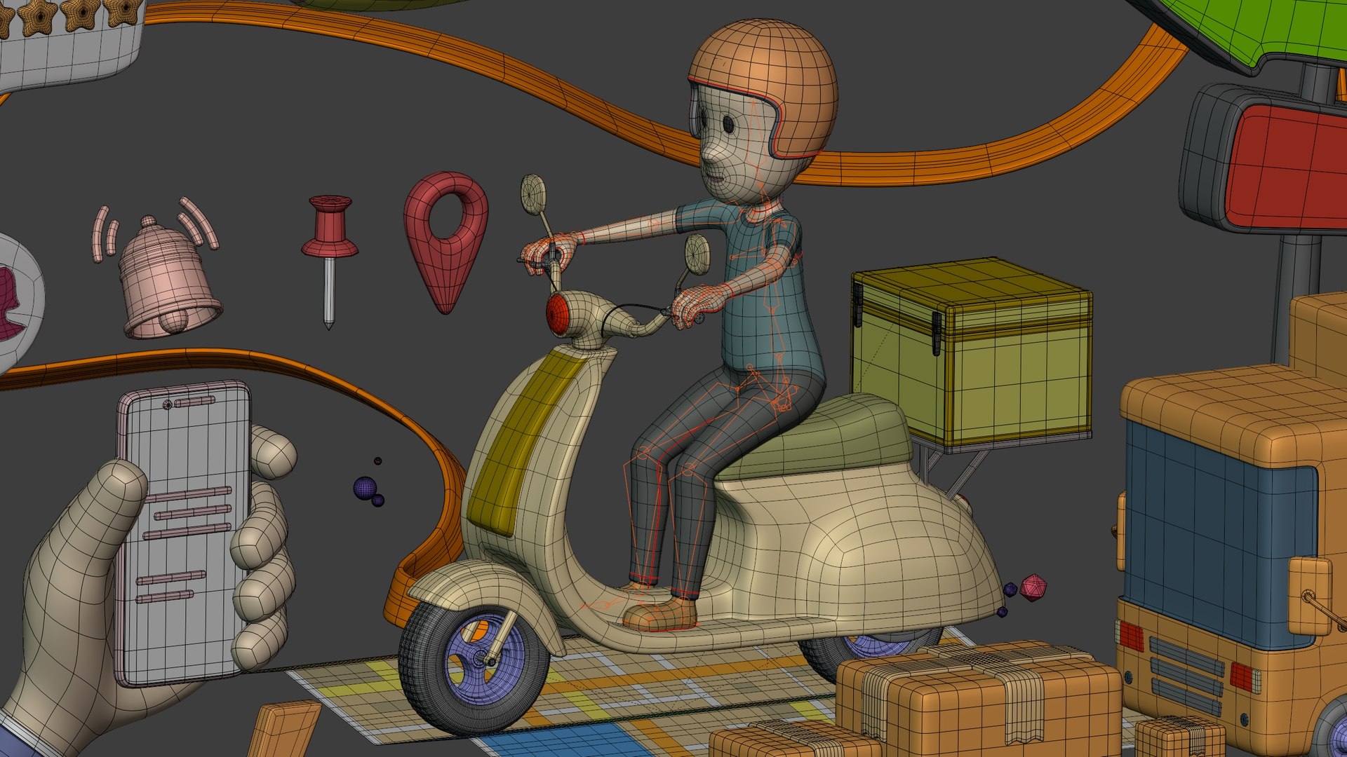 3D Scene 3D Model - TurboSquid 2271774