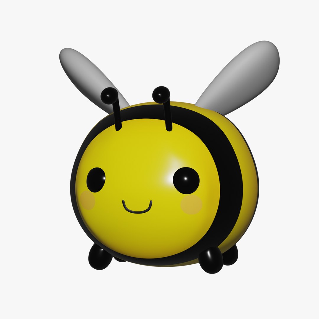 Cute Cartoon Bee 3D model 3D model - TurboSquid 2070764
