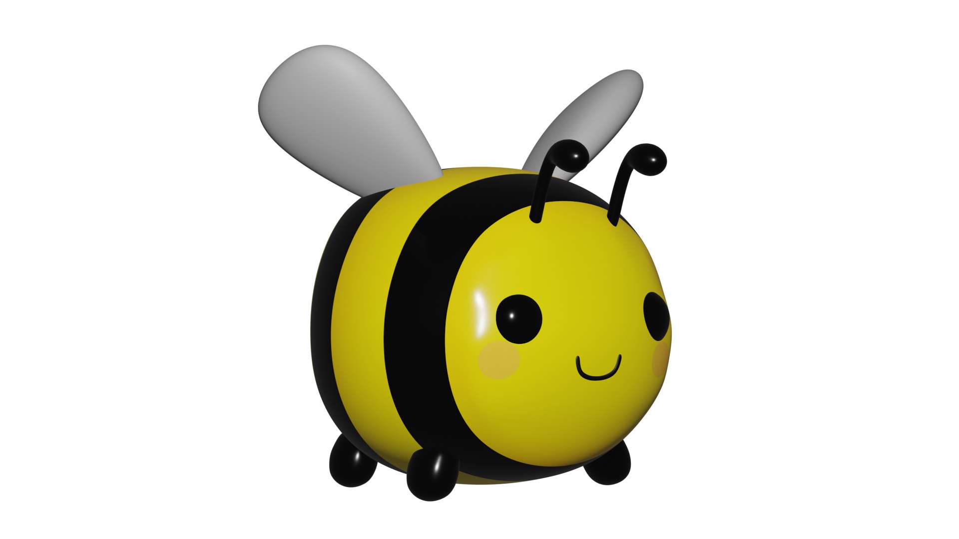 Cute Cartoon Bee 3D model 3D model - TurboSquid 2070764
