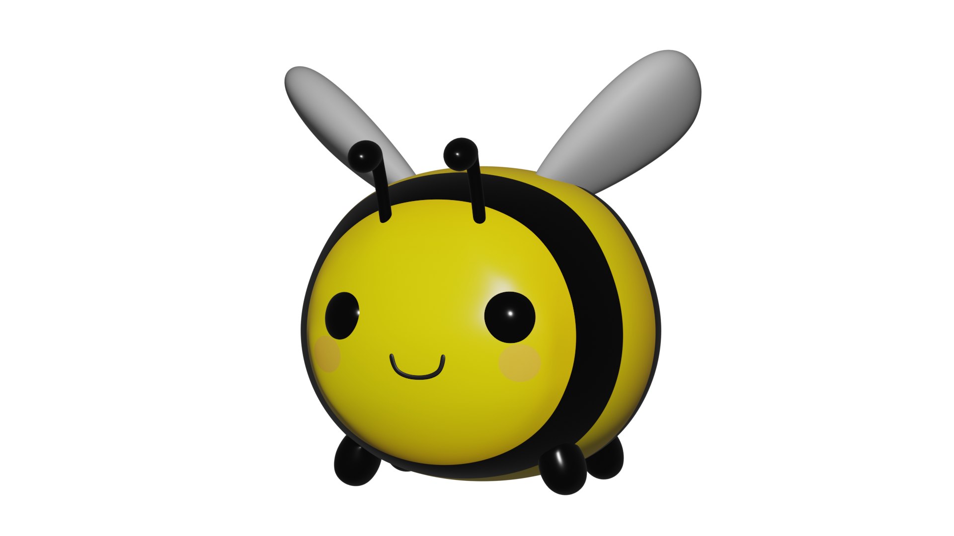 Cute Cartoon Bee 3D model 3D model - TurboSquid 2070764