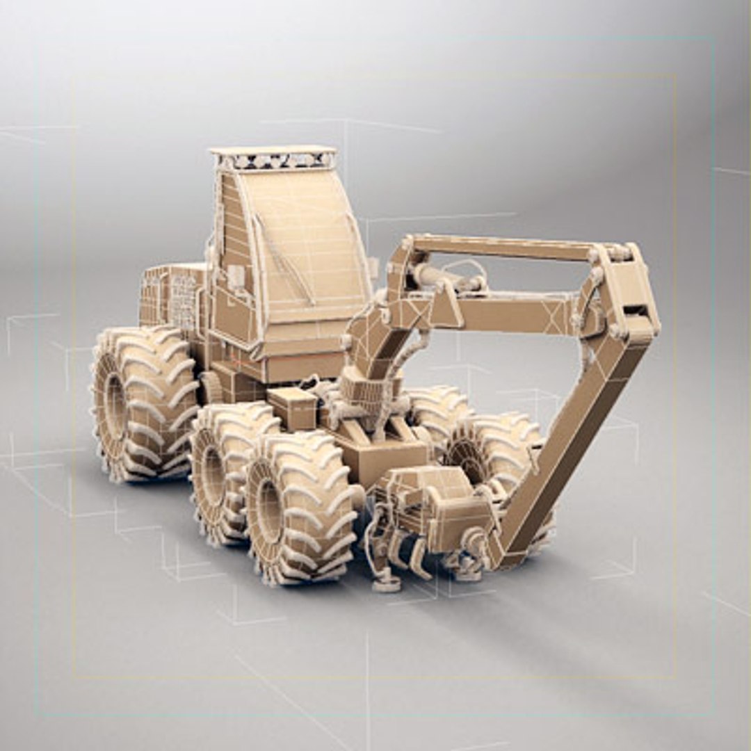 timberjack timber jack 3d model