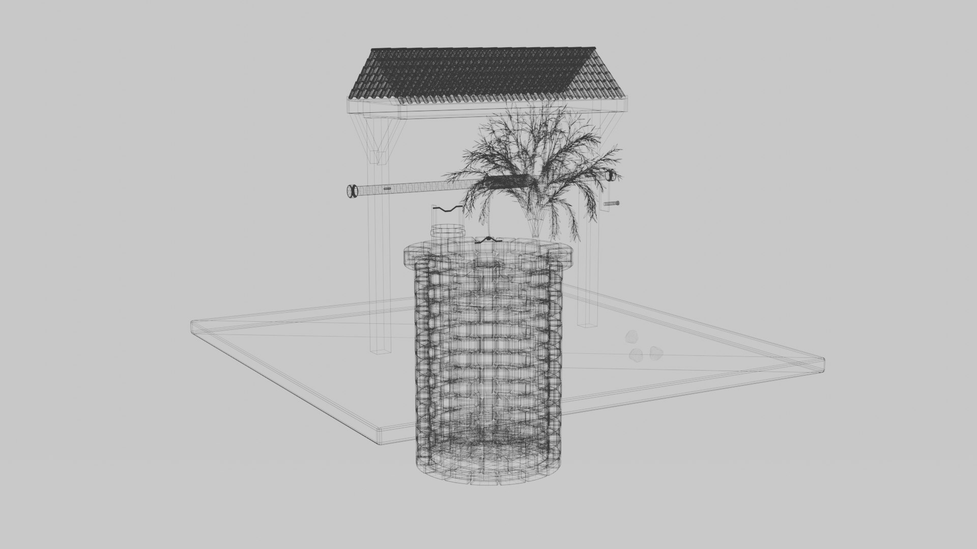 3D Water Well - TurboSquid 2011978