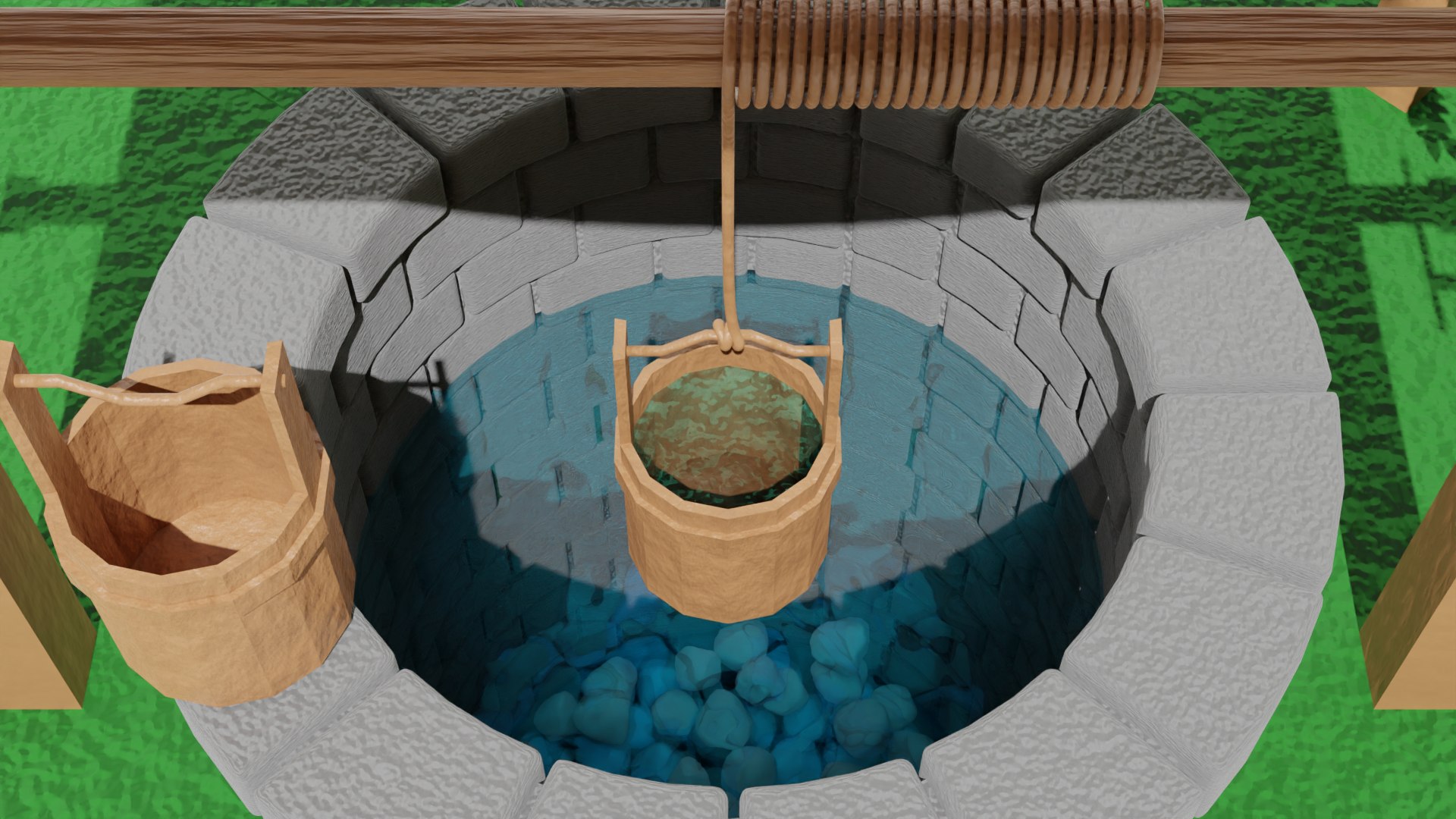 3D Water Well - TurboSquid 2011978