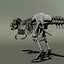 rex skeleton 3d obj