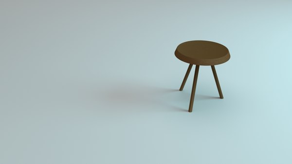 Small stool 3D model - TurboSquid 1224421
