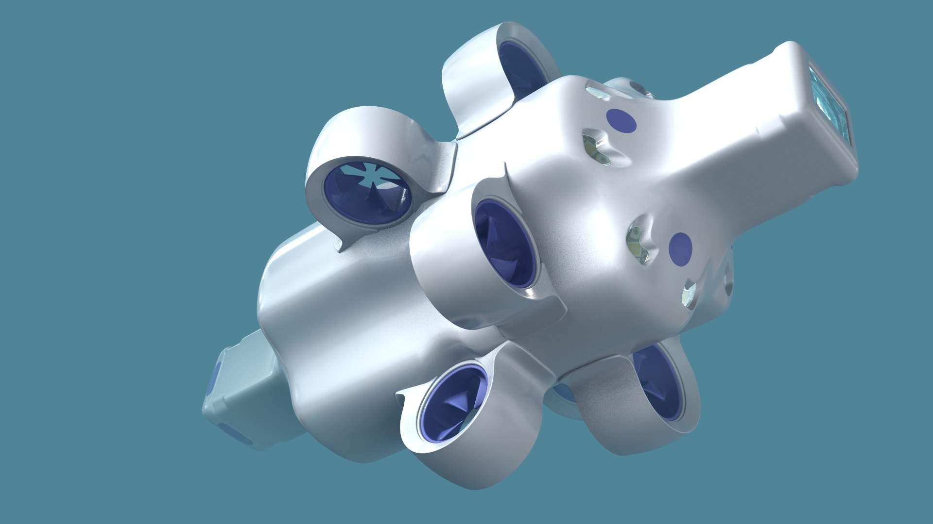 Hydrus Submersible Drone 3D Model - TurboSquid 2068262