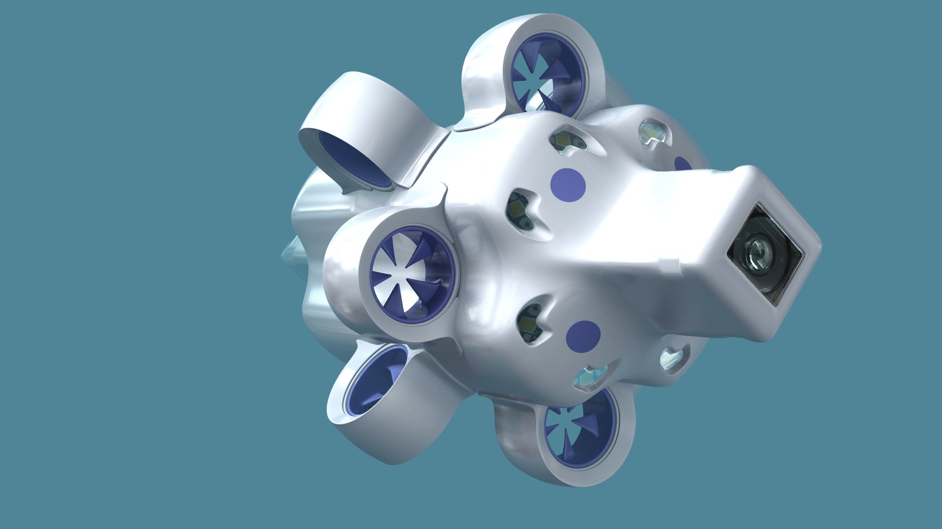 Hydrus Submersible Drone 3D Model - TurboSquid 2068262