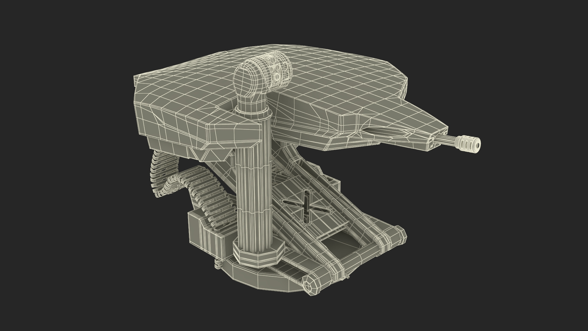 3D Armored Combat Turret With Ammunition Model - TurboSquid 2322387