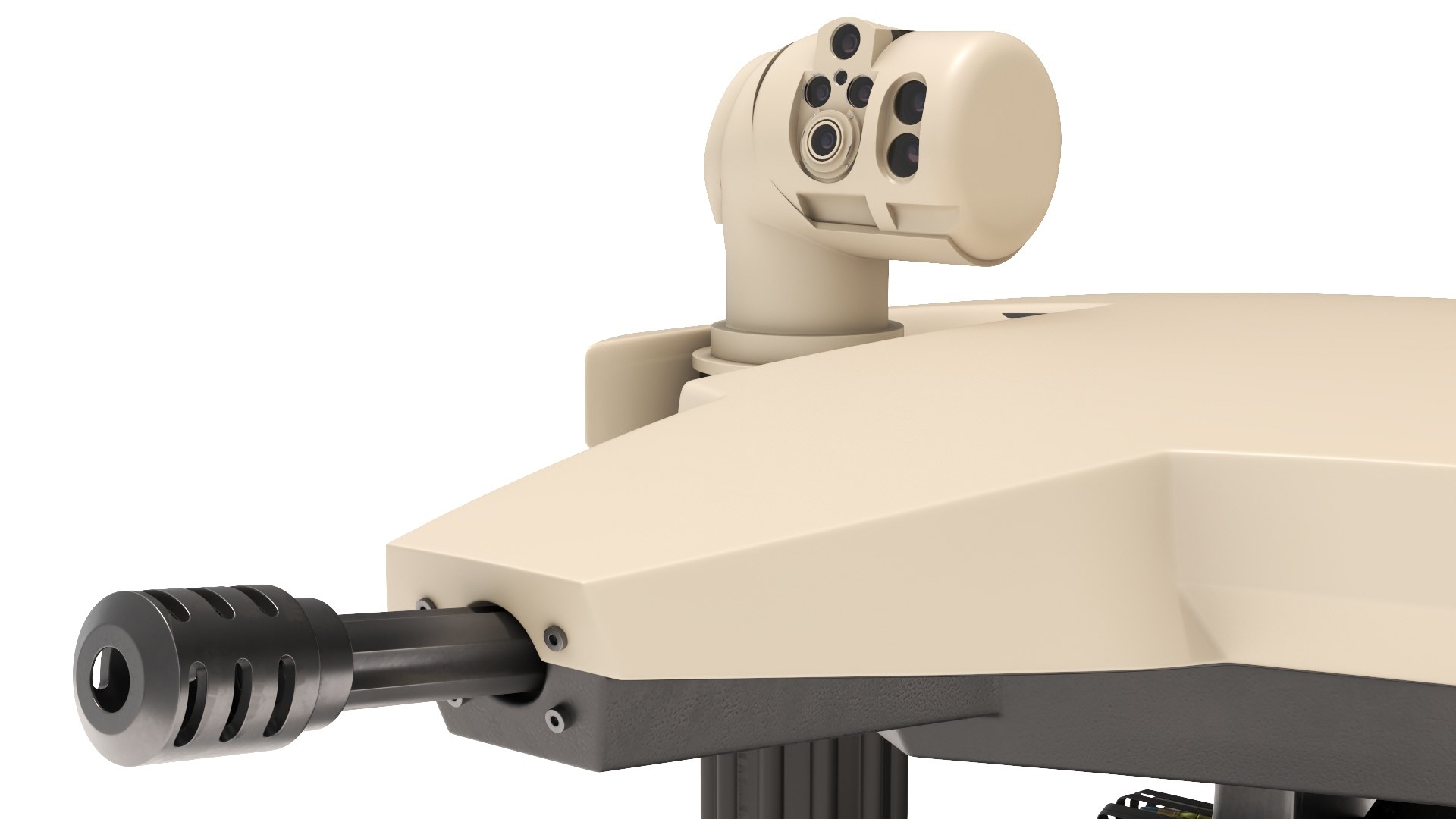 3D Armored Combat Turret With Ammunition Model - TurboSquid 2322387